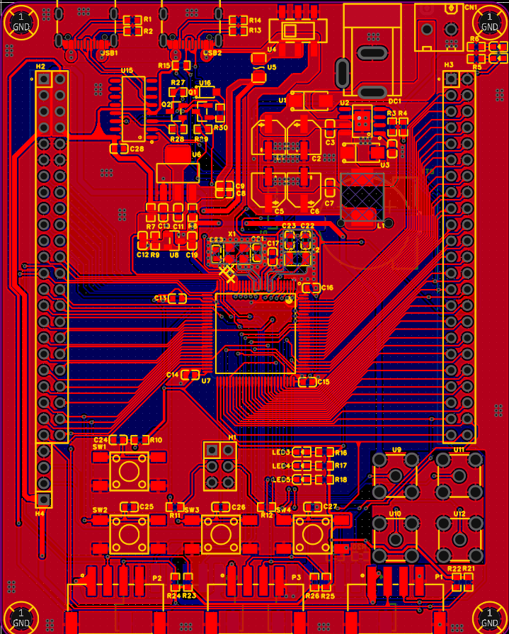 【从0到1制作一块STM32开发板】7. PCB布线--电源部分_stm32电源布线-CSDN博客
