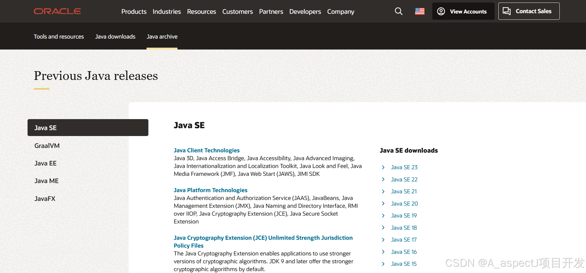 Java开发入门 JDK下载安装教程_java jdk download-CSDN博客