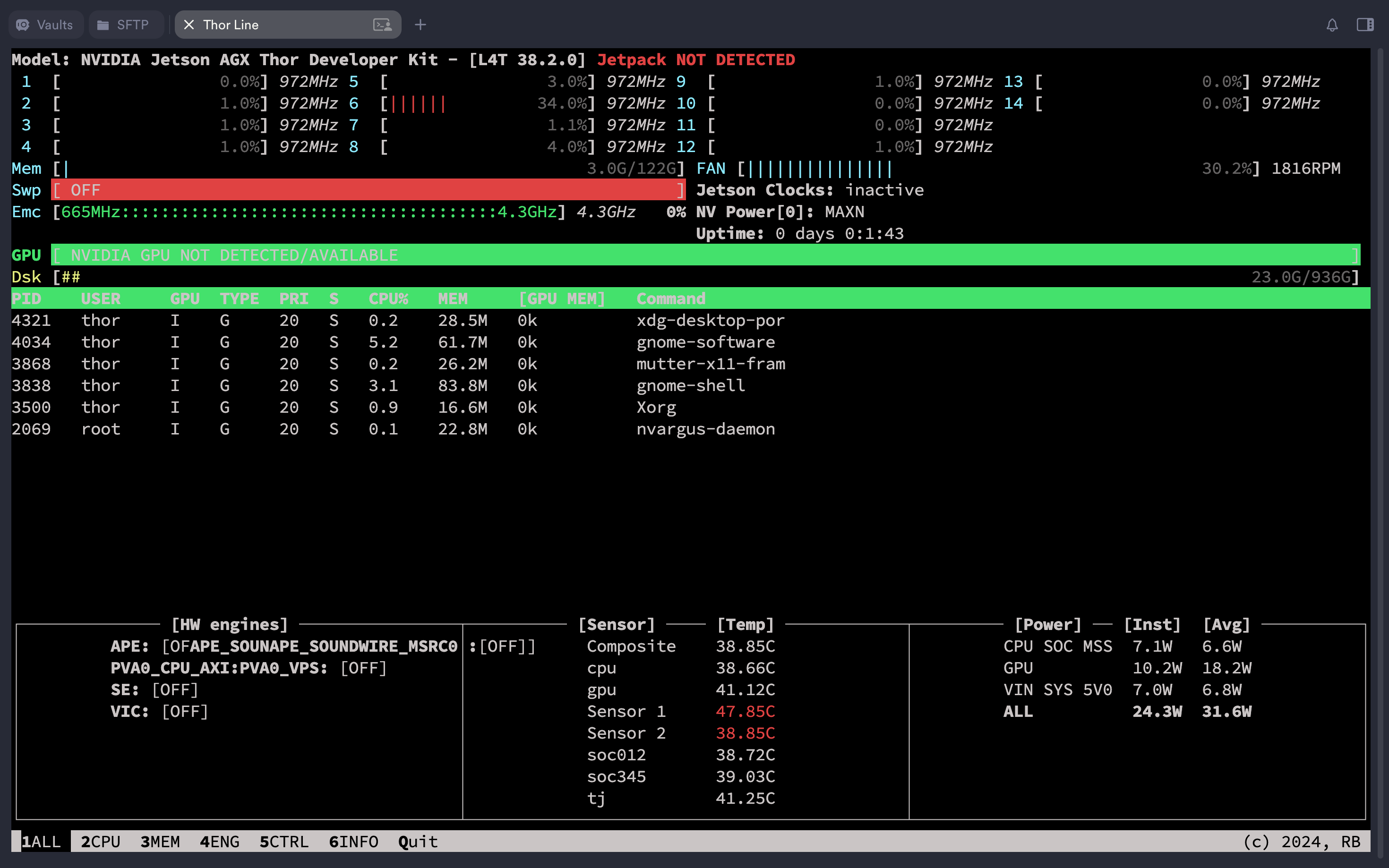 全网首发! Nvidia Jetson Thor 128GB DK 刷机与测评（一）刷机与 OpenCV-CUDA、pytorch CUDA13.0+ 使用_thor 安装pytorch-CSDN博客
