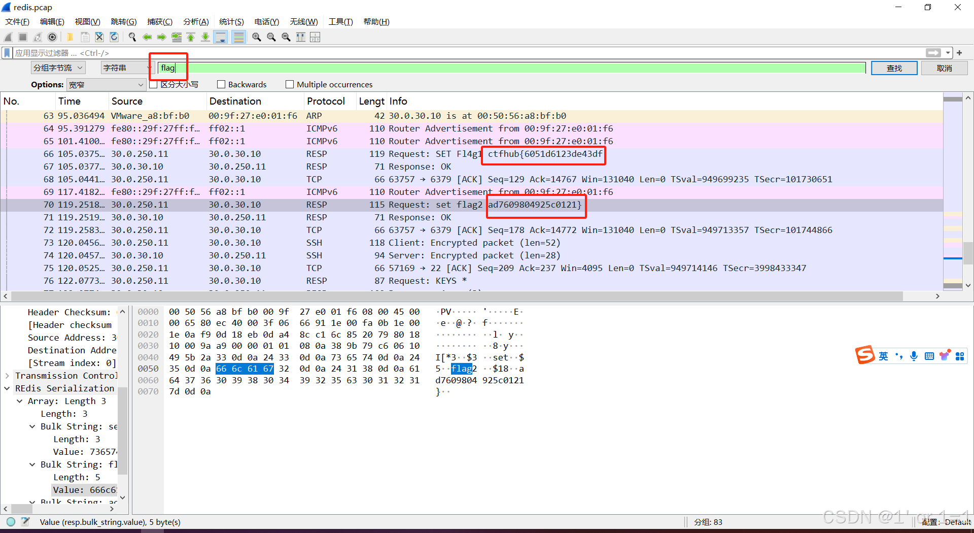 Ctfhub解题笔记 Misc Redis流量ctfhub Redis流量 Csdn博客 9863