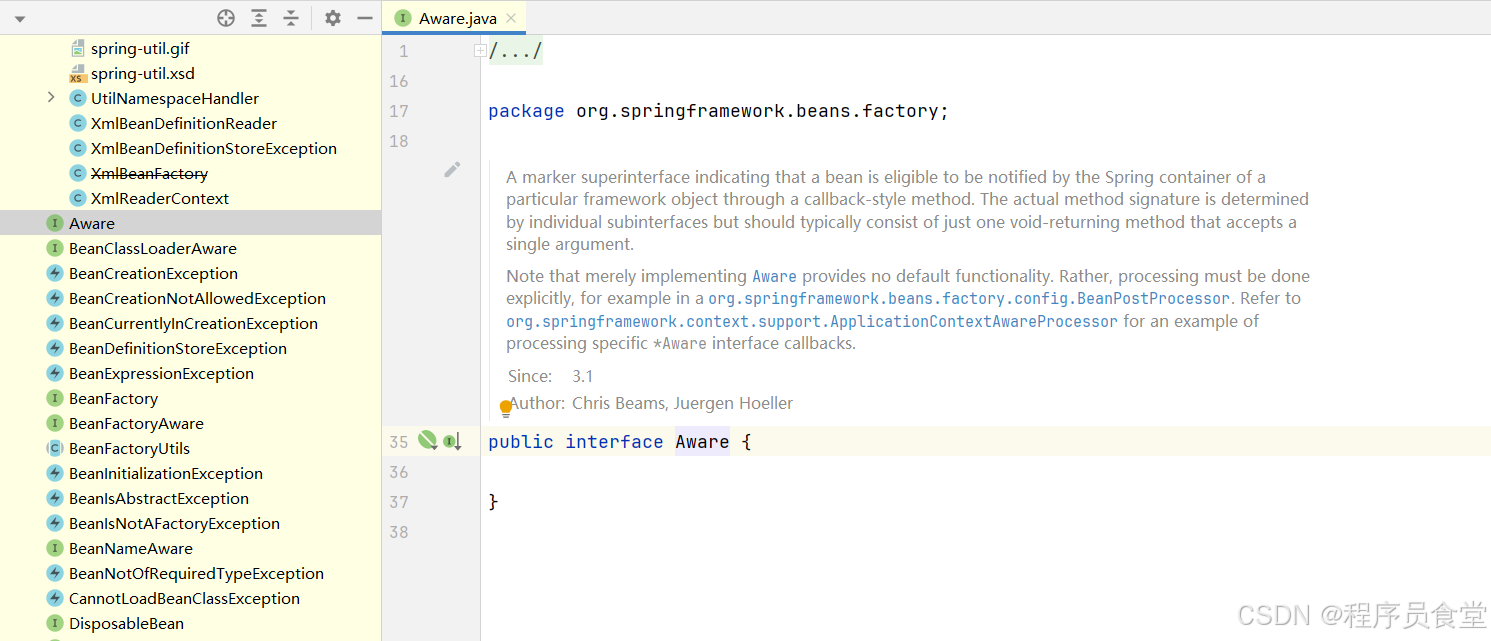 【spring】Aware接口学习-CSDN博客