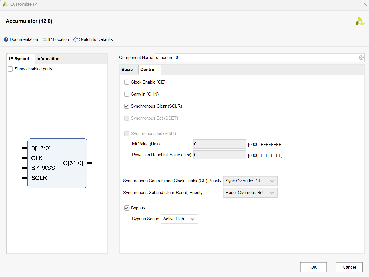 通信算法之330：Vivado中累加Accumulator IP核_accumulator ip core-CSDN博客