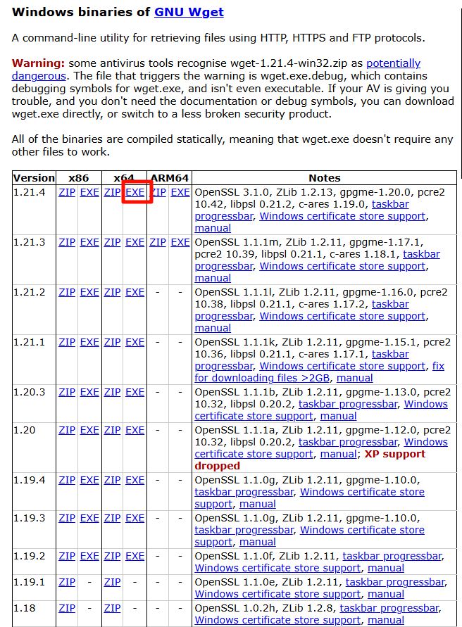 Windows安装wget_windows安装wegt-CSDN博客
