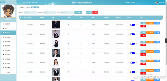 计算机毕设springboot基于vue的家政服务系统 基于spring Boot与vue的家政服务平台开发 家政服务管理系统：spring Boot与vue技术实现 Csdn博客