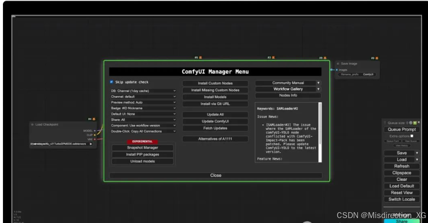 【comfyui教程】comfyui入门｜超详细安装教程（汉化+管理器）_comfyui-frontend-package` is installed.-CSDN博客