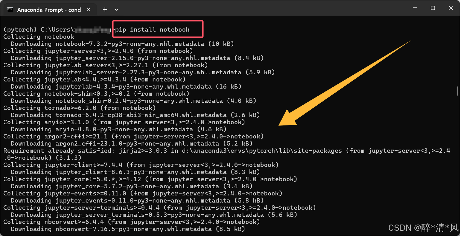 基于python3.12的在pytorch中配置jupyter配置失败的解决办法；conda install nb_conda指令的python版本不匹配的问题_python3.12安装 ...
