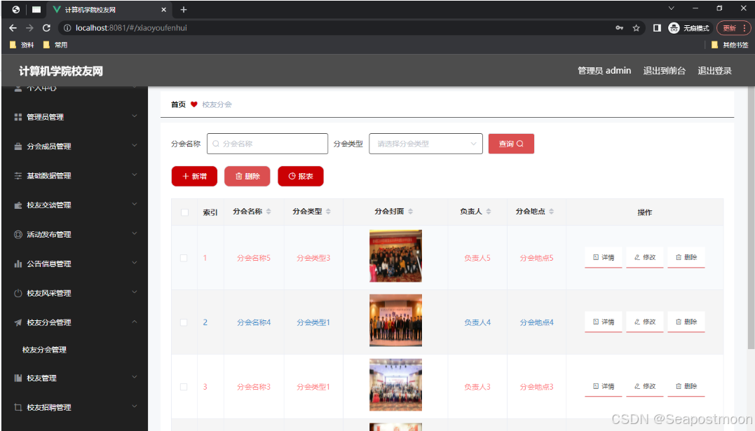 Java毕设项目案例实战ii基于spring Boot的计算机学院校友网的设计与实现（开发文档数据库源码） Csdn博客