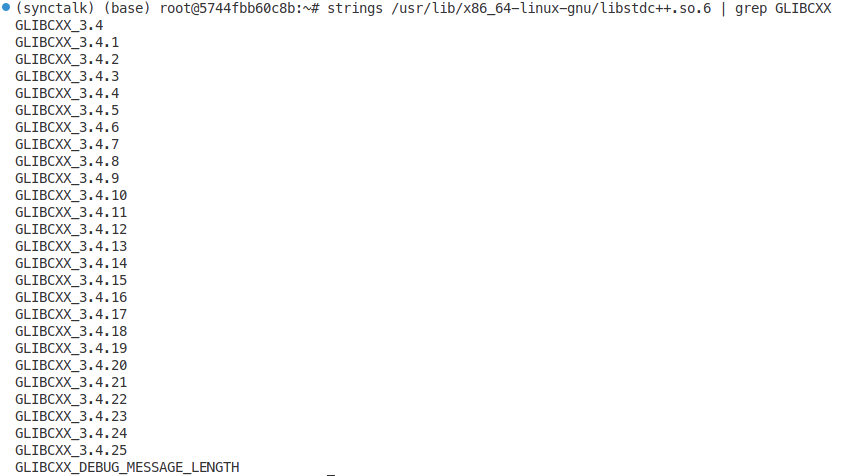（个人学习）解决报错：mportError: /usr/lib/x86_64-linux-gnu/libstdc++.so.6 ...
