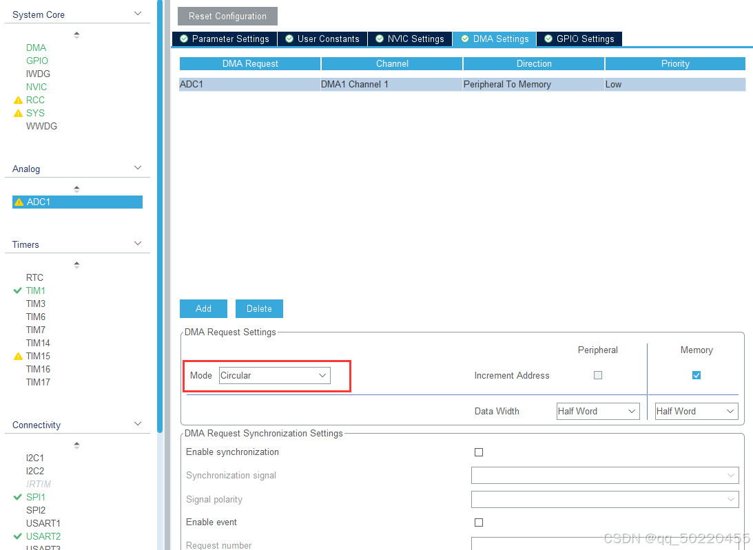 HAL库STM32G0的TIM1+DMA+多通道ADC_stm32g030 timer1 触发 adc dma-CSDN博客