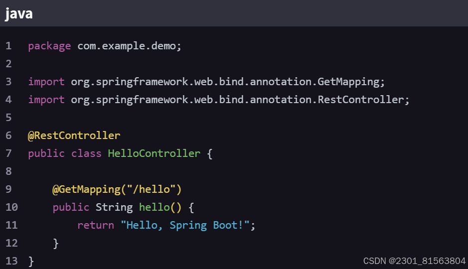 关于SpringBoot应用开发-CSDN博客