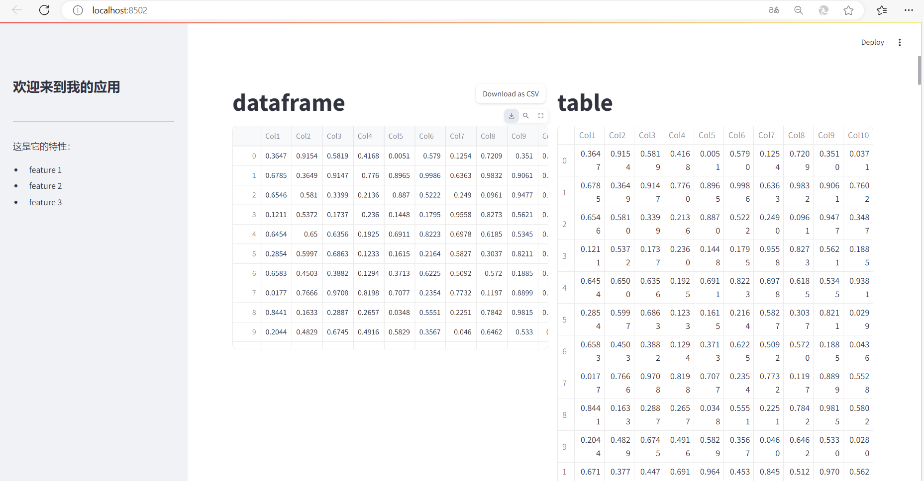streamlit教程（二）：基础函数和组件-CSDN博客