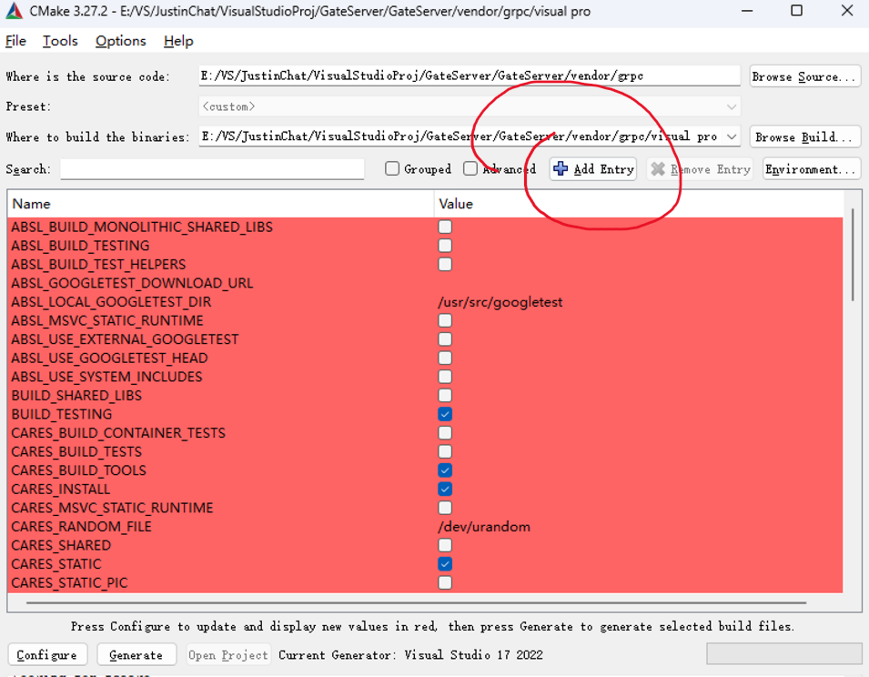 Grpc 在 Window 上的配置（Cmake&VS）_windows grpc安装和配置-CSDN博客