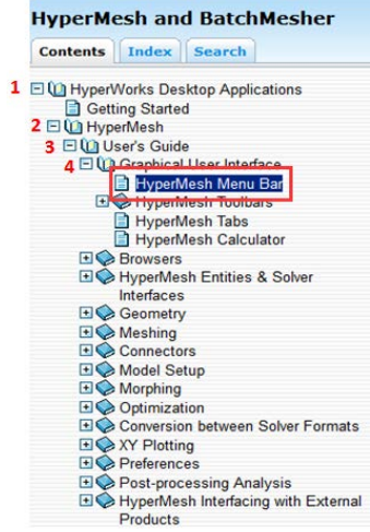 Altair HyperWorks帮助文件的打开和界面介绍教程_hypermesh帮助文档-CSDN博客