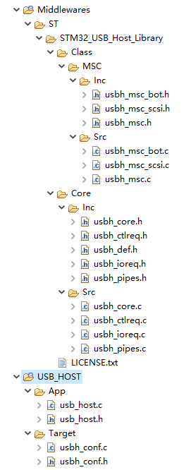 细说STM32单片机配置为USBH_FS并用FatFS管理U盘文件系统的方法与实例_单片机usb在使用集线器时选用什么设备类型-CSDN博客