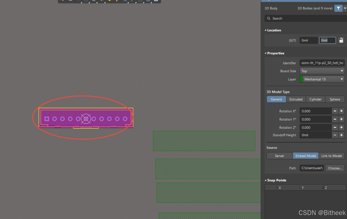 立创EDA的3D封装库批量制作方法结合creo使用_嘉立创导出3d封装 creo-CSDN博客