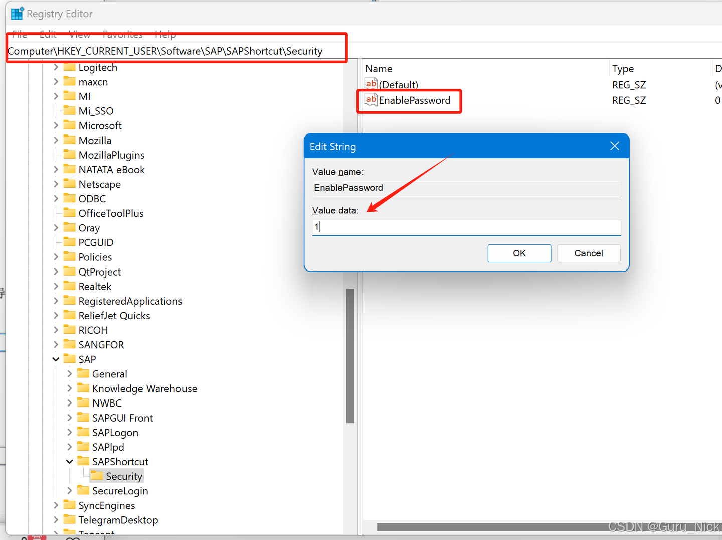 SAP GUI 客户端免密登录教程【适用于760以上版本】_abap gui免密-CSDN博客