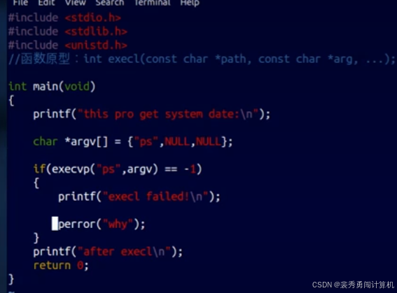 linux进程------exec族函数-CSDN博客