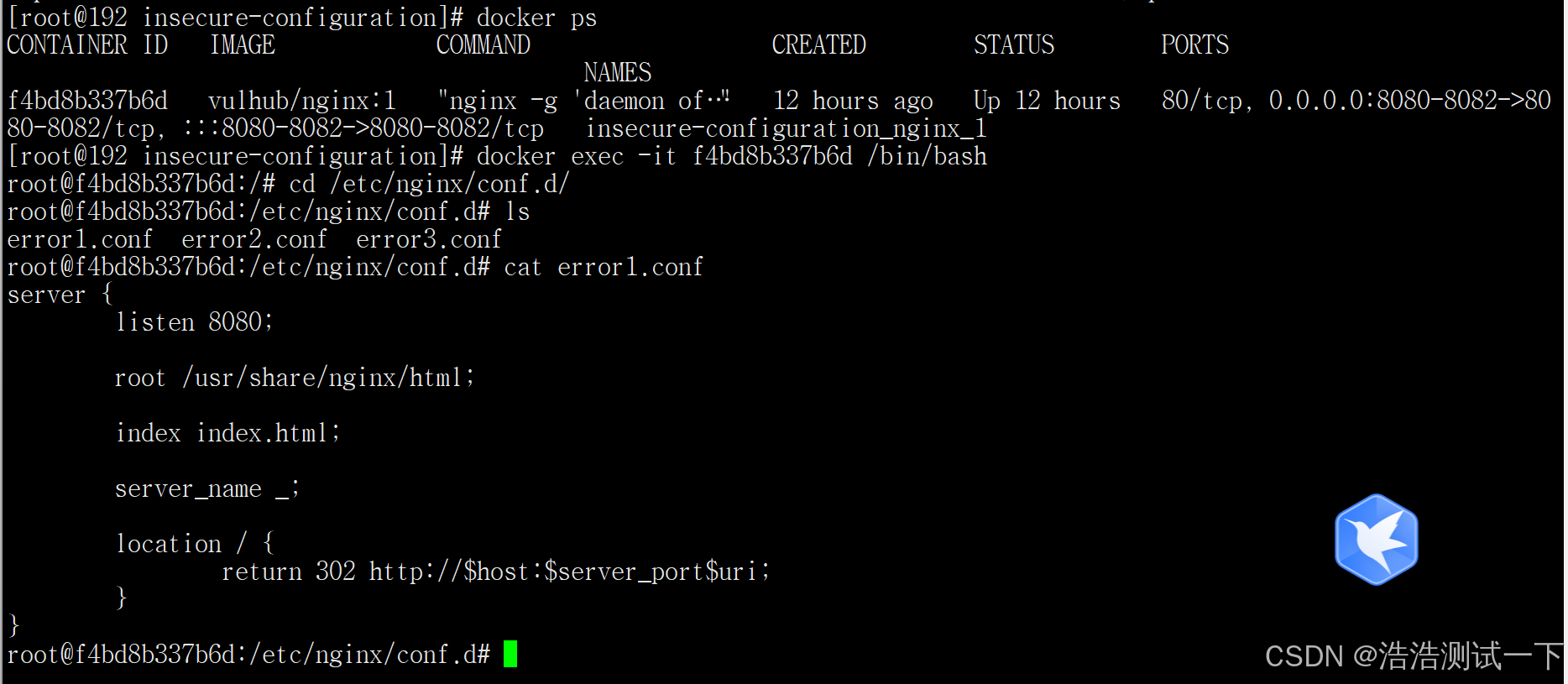 靶场Vulhub之Nginx配置错误漏洞之CVE-CRLF注入类型漏洞 insecure-configuration/ 漏洞原理分析以及实现方式解析 以及漏洞防御方式讲解_crlf靶场-CSDN博客