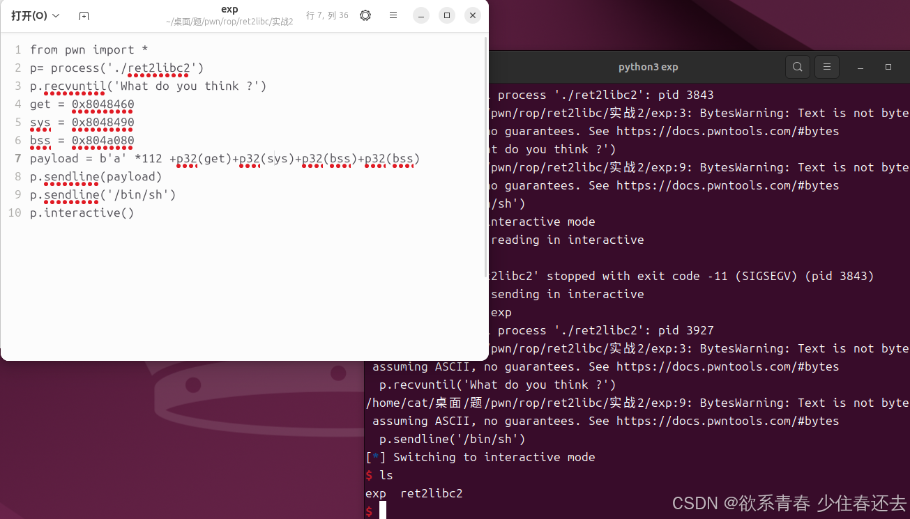 [ret2libc题1]-CSDN博客