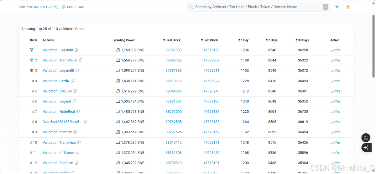 市场调研：BSC-validators-CSDN博客
