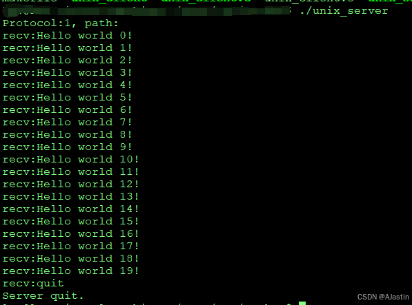 Linux进程间通信-本地socket（AF_UNIX/AF_LOCAL）_linux local socket-CSDN博客