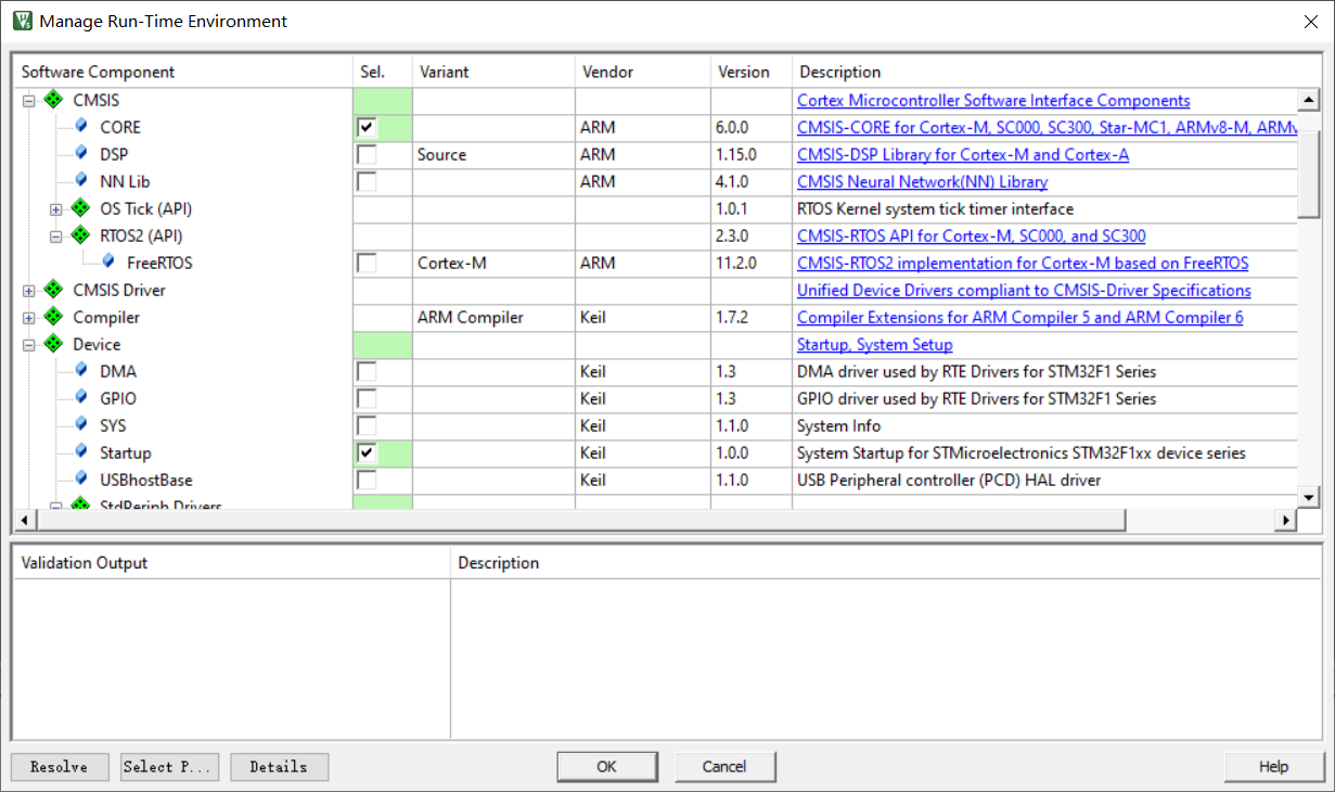 通过keil的直接勾选，配置stm32的freertos_freertos keil-CSDN博客