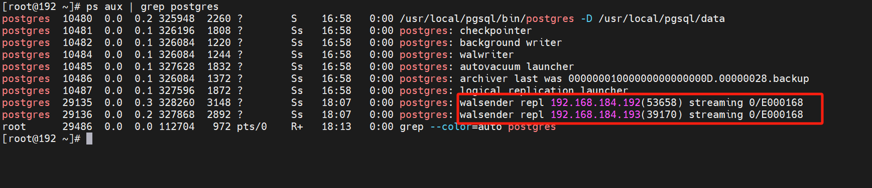 PostgreSQL【高可用篇】01：PostgreSQL17.5版本【宿主机】主从复制搭建_postgresql 高可用-CSDN博客