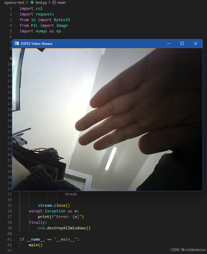 通过wifi简单实现ESP32-S3-CAM视频流捕获到python-CSDN博客