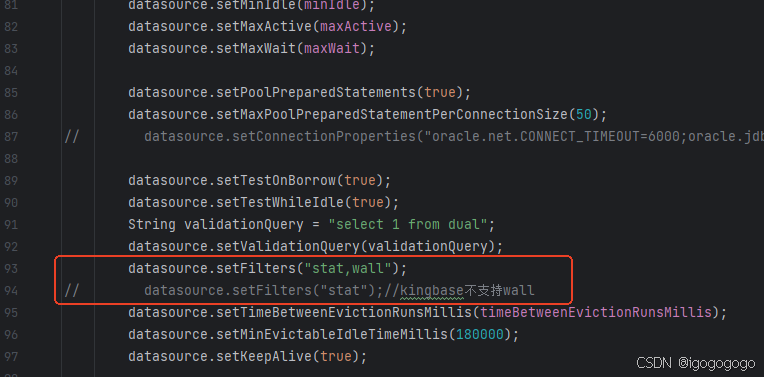 java spring druid 连接人大金仓kingbase报错 dbType not support kingbase 坑_dbtype not support : kingbase ...