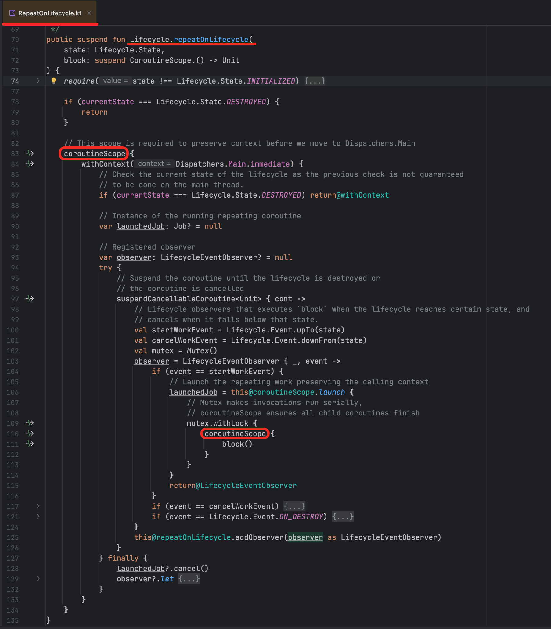 Android Kotlin 深入剖析 repeatOnLifecycle 的代码设计-CSDN博客