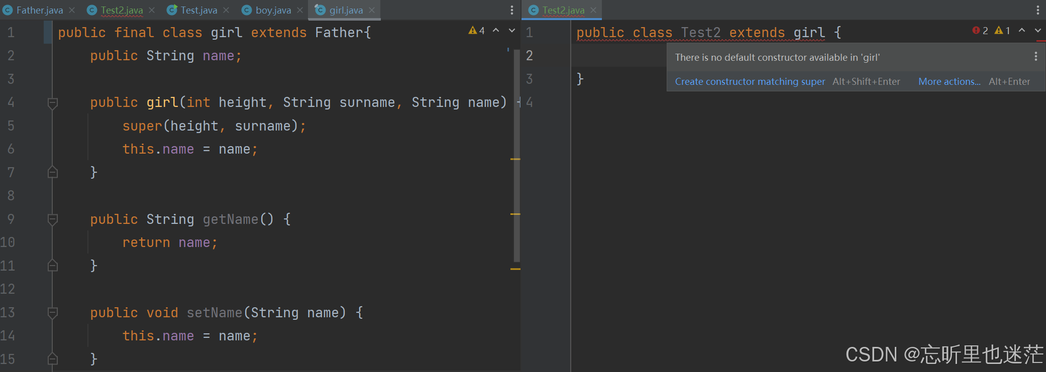 inheritance（继承）and polymorphism（多态）-CSDN博客