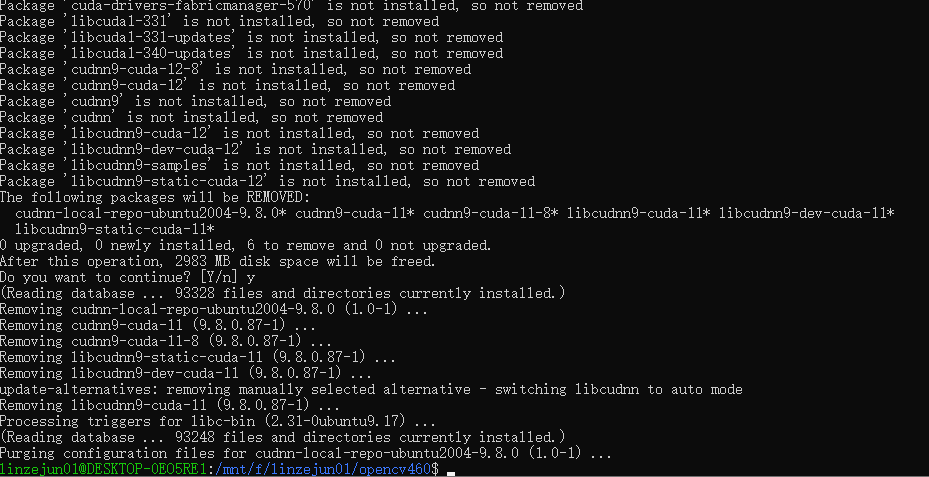 在wsl安装cuda、cudnn、以及gpu版本的opencv_wsl cudnn 安装-CSDN博客