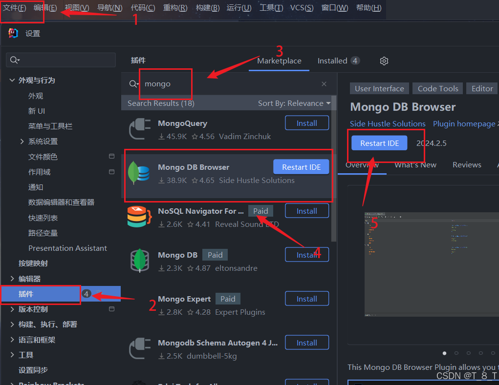 WIN11下mongoDB 5.0版本连接IDEA 利用 java 实现数据库操作_idea连接mongodb数据库-CSDN博客