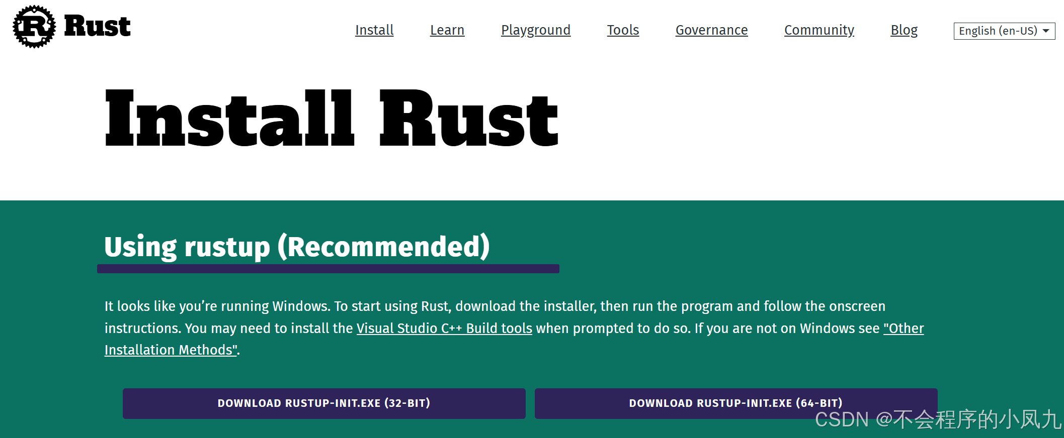 rust语言学习日记_rust 下载官网-CSDN博客
