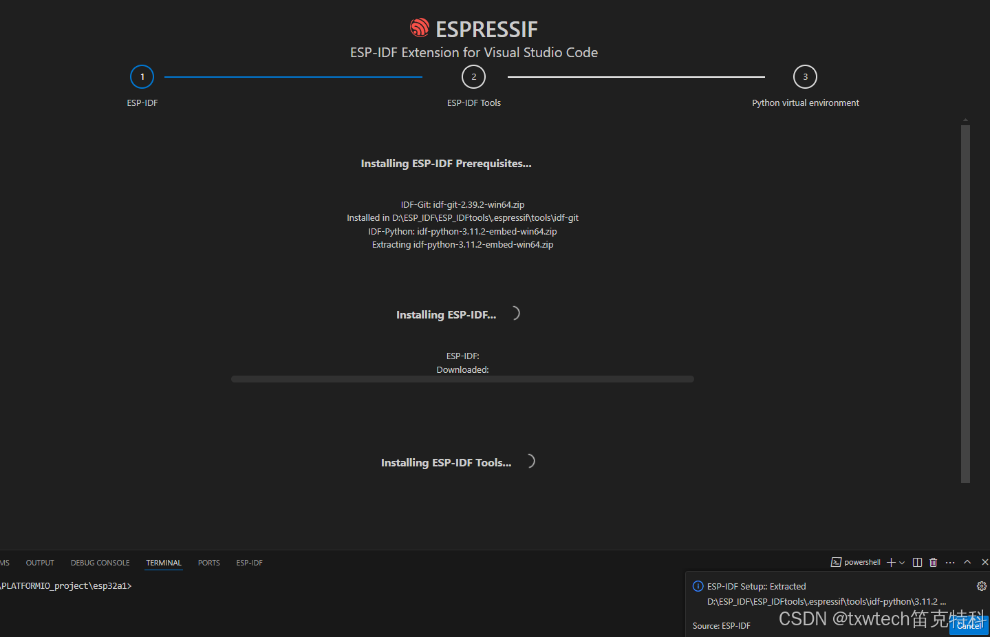 第19篇ESP32 espressif idf ESP-IDF框架安装_espressif install-CSDN博客