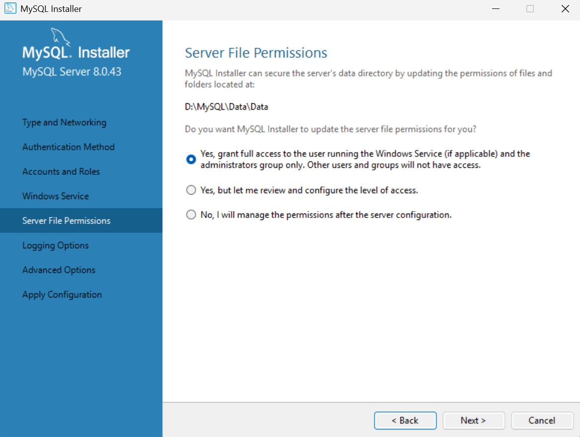 Windows版MySQL安装到D盘全流程指南（保姆级）_mysql安装到d盘教程-CSDN博客
