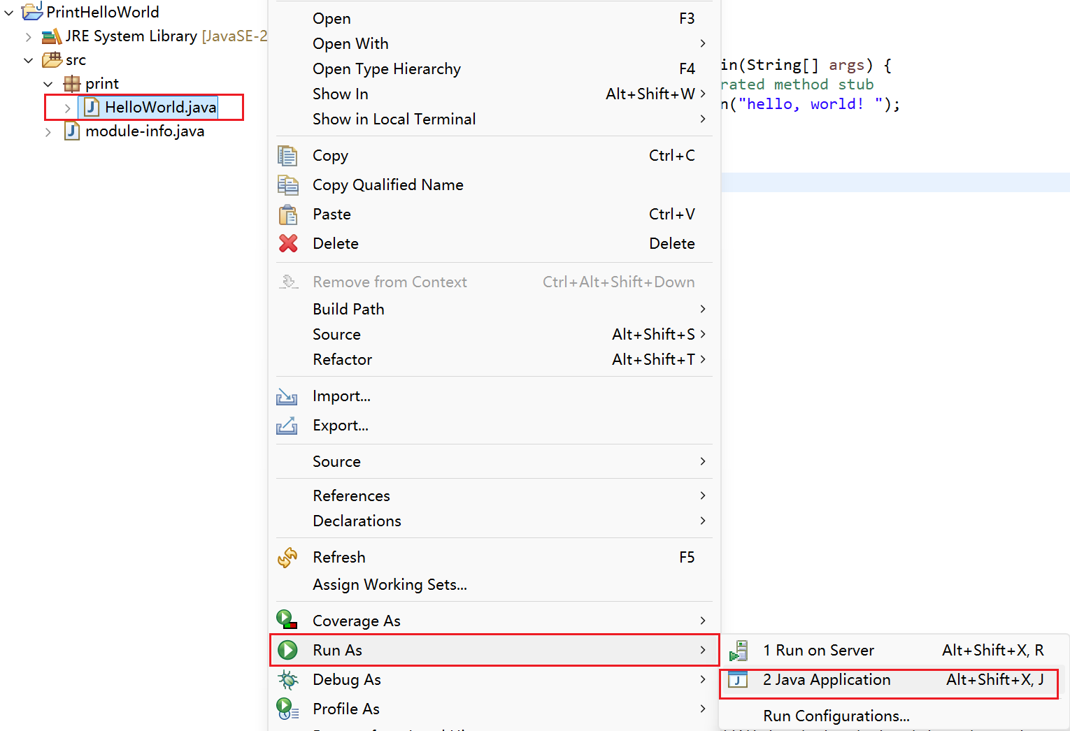 如何用java编写hello world-CSDN博客