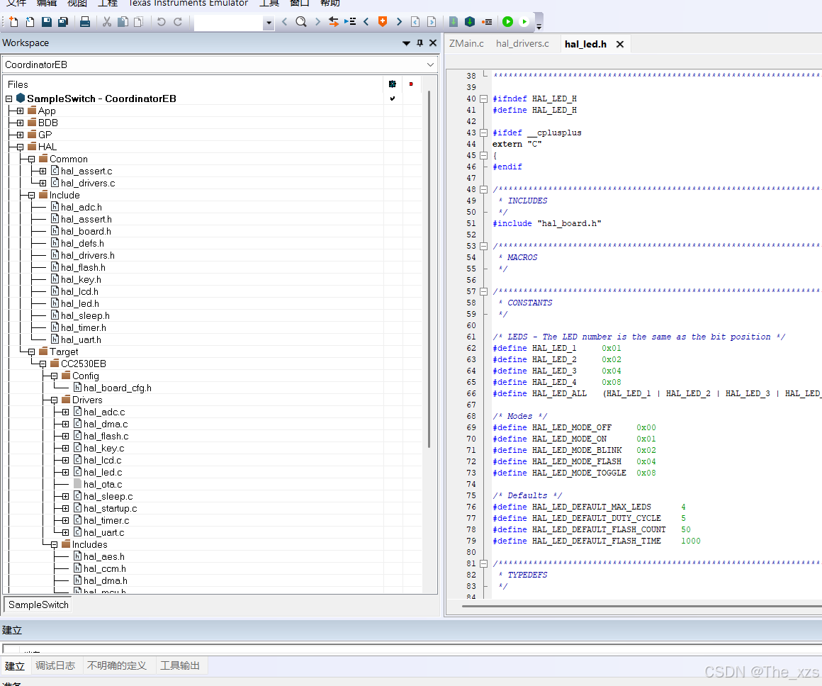 【CC2530 教程 十三】CC2530 Z-Stack 协议栈HAL调用_cc2530 hal-CSDN博客