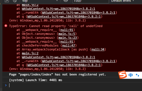 TypeError: Cannot read property ‘call‘ of undefined at _webpack_require_ (null:91) at Object ...