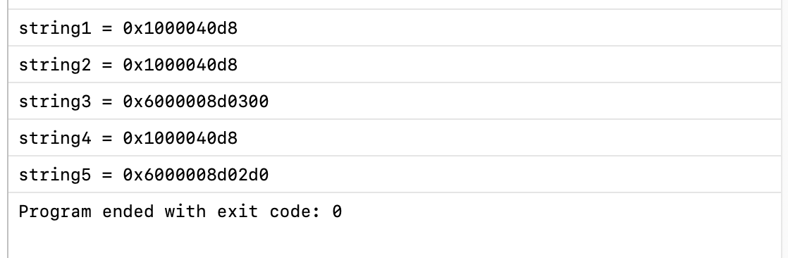 【oc】字符串三种实现方式及深浅拷贝具体代码判断示例-CSDN博客