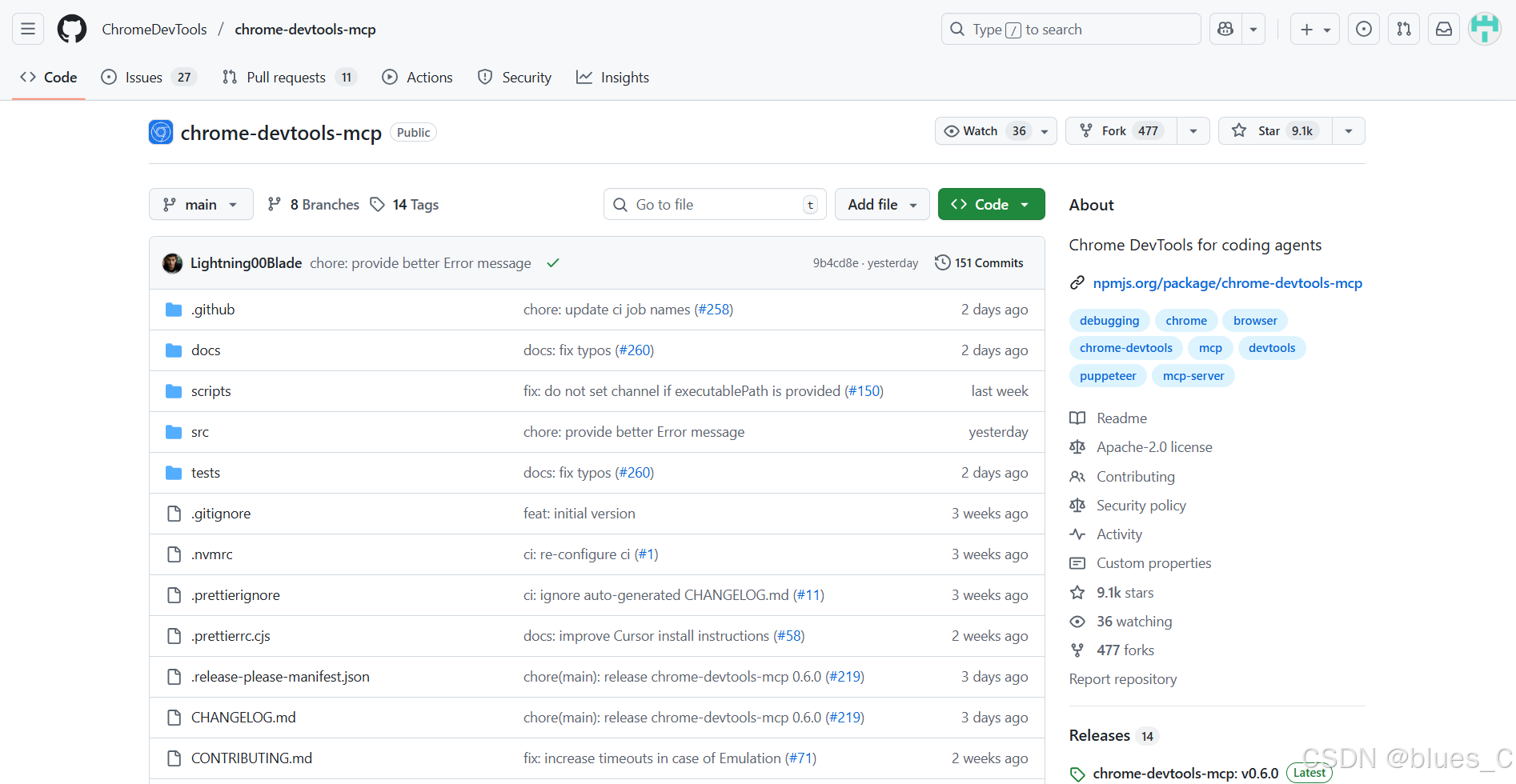 Chrome DevTools MCP 完整教程：手把手教你用AI做Web测试-CSDN博客