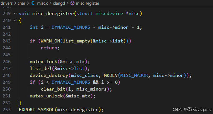 杂项（MISC）驱动实例分析_miscdevice-CSDN博客