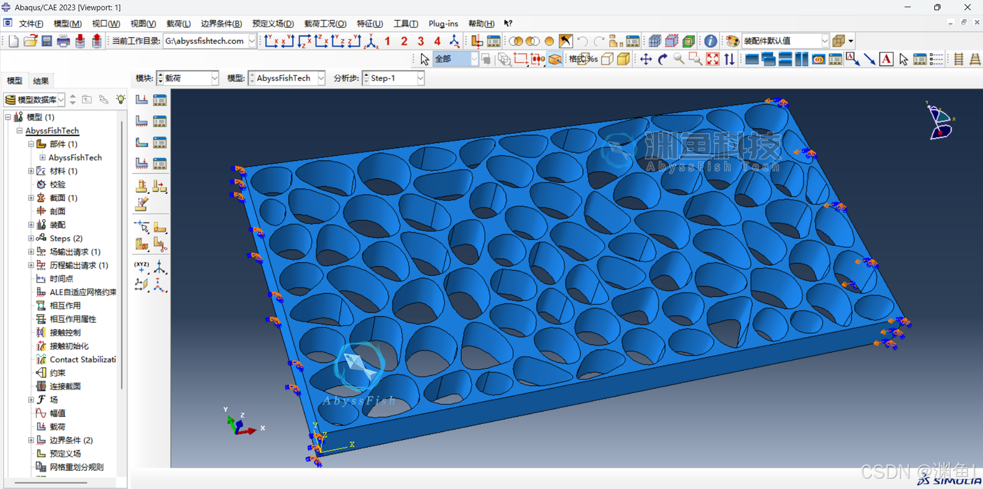 ABAQUS基于Voronoi的多孔板模型_voronoi建模-CSDN博客