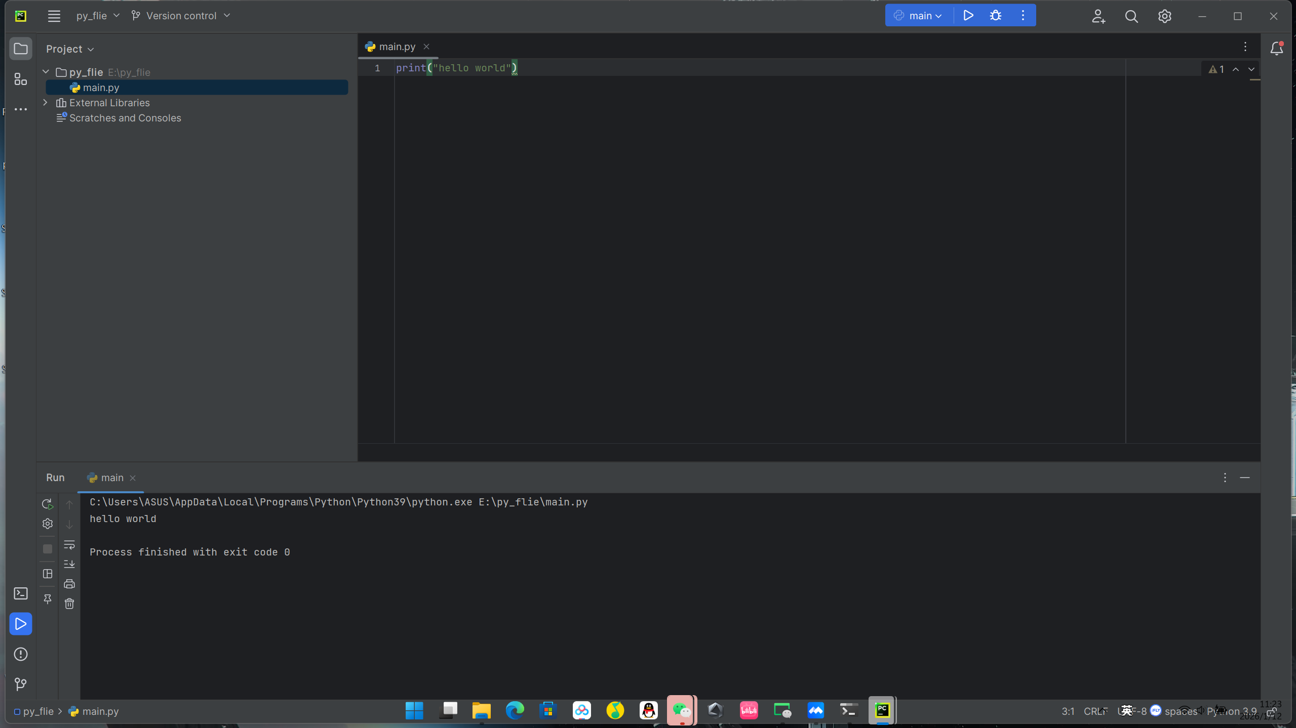Python3.9.7下载与Windows系统环境配置方法，及Python的开发软件pycharm的链接使用-CSDN博客