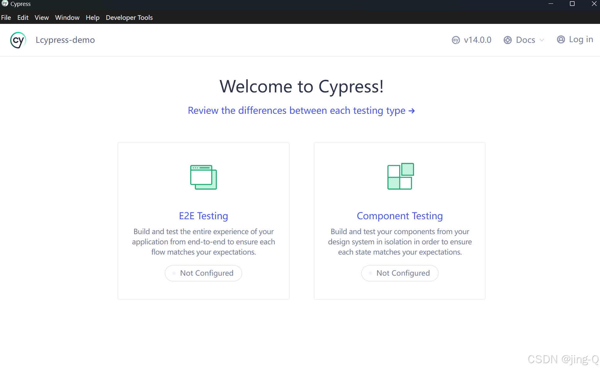 Cypress前端UI自动化测试框架的安装及使用，超详细！_cypress安装使用-CSDN博客