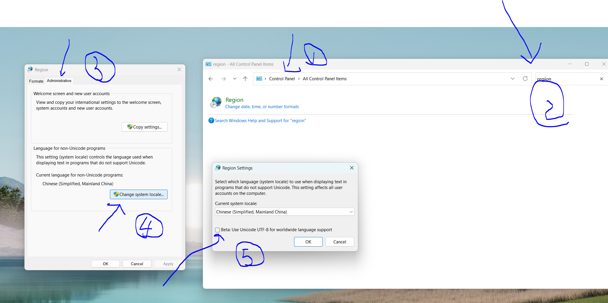WIN11启用beta全局编码UTF-8_win11 utf-8-CSDN博客