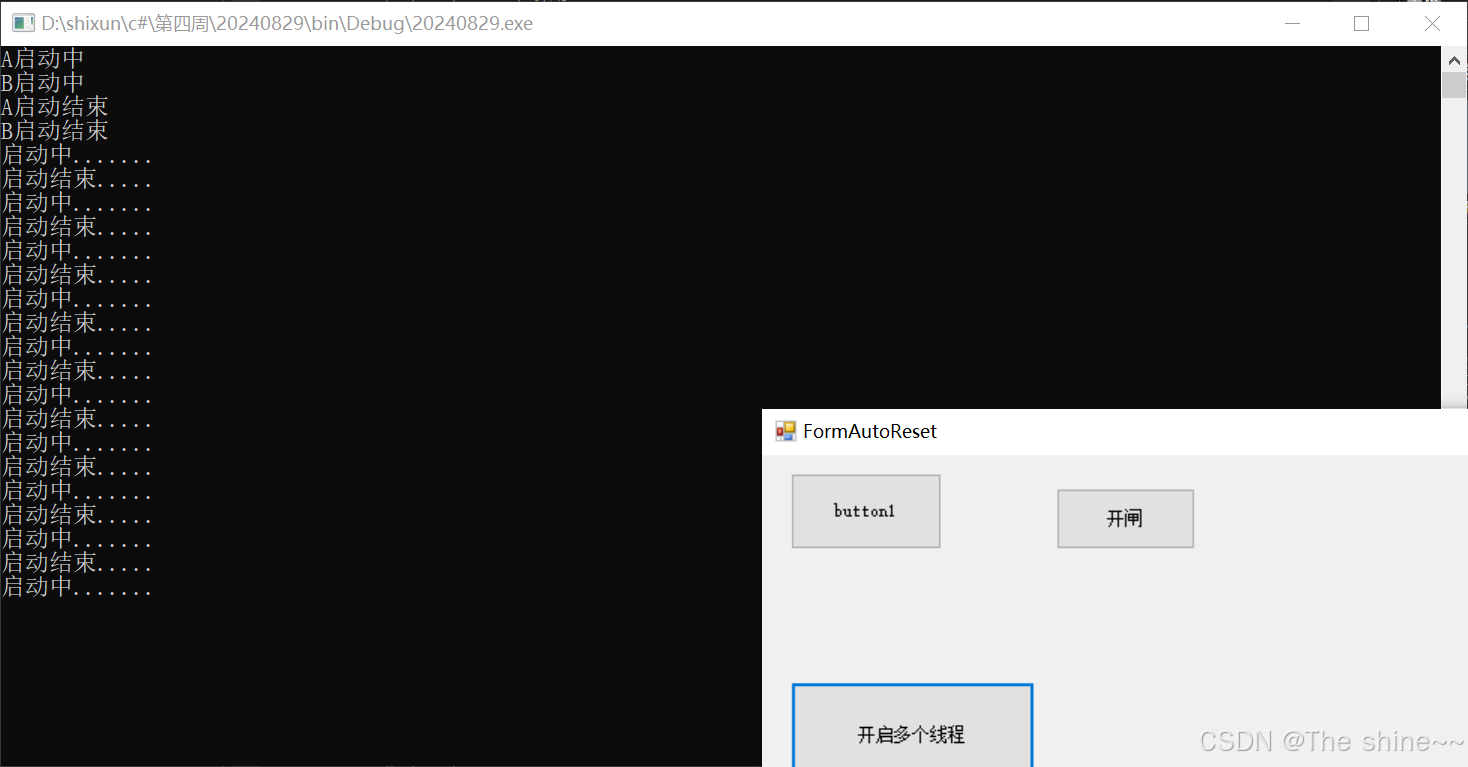 C#如何使用AutoResetEvent线程（详解，需要的宝贝们一看就能懂）。_c# autoresetevent使用案例-CSDN博客