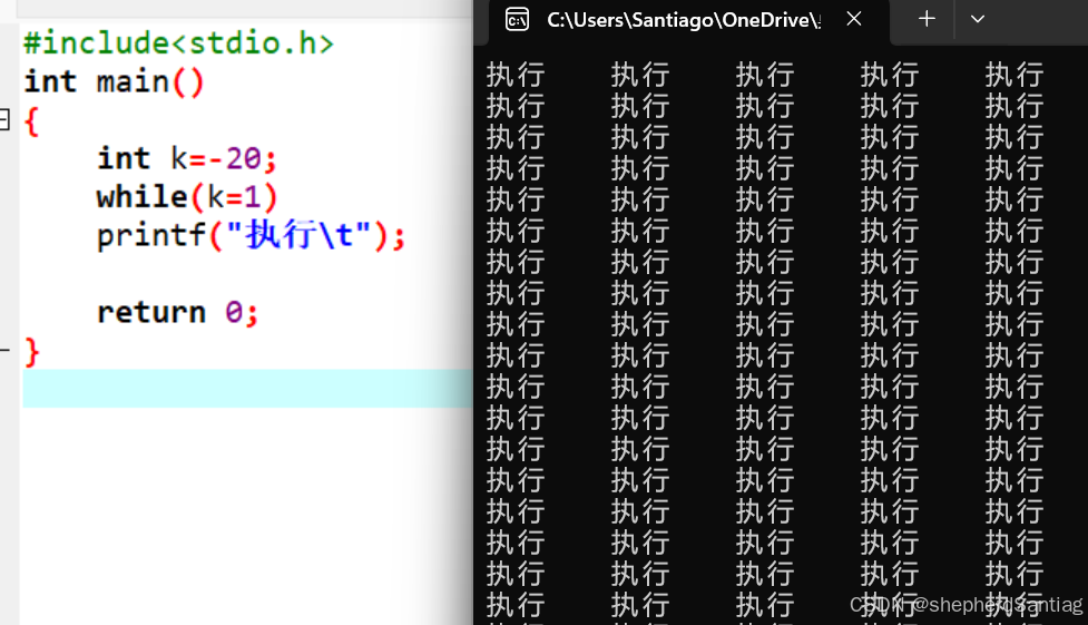 for,while和“=”“==”，以及赋值语句_while(==)-CSDN博客