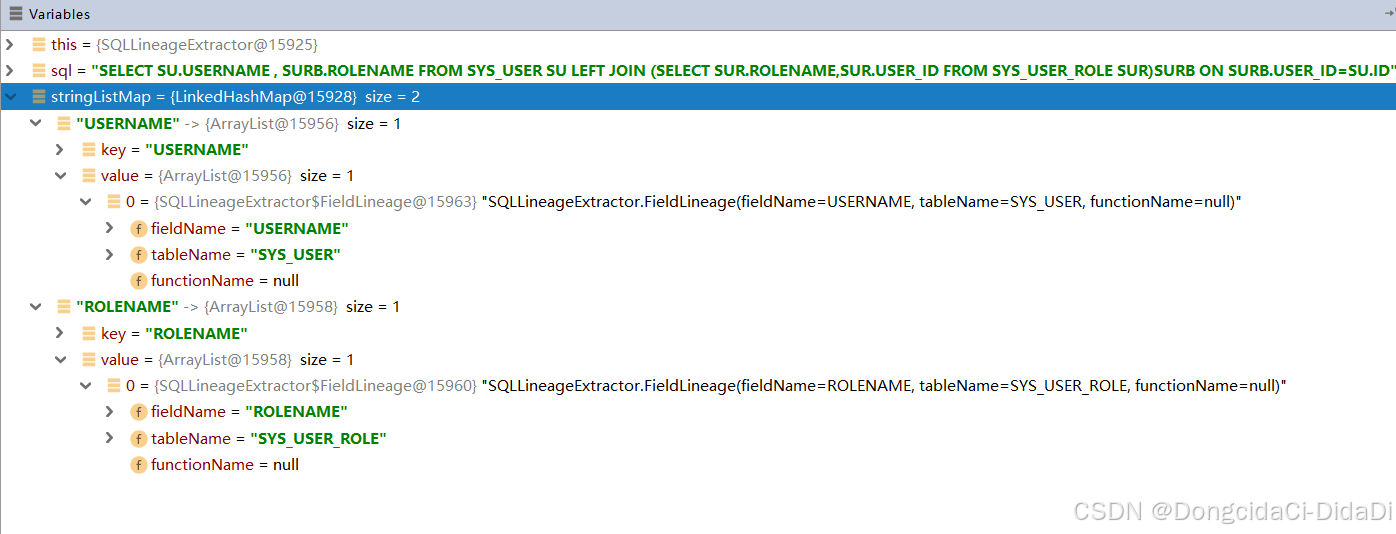 通过解析SELECT SQL语句获取字段的血缘关系_sqlparse解析血缘-CSDN博客