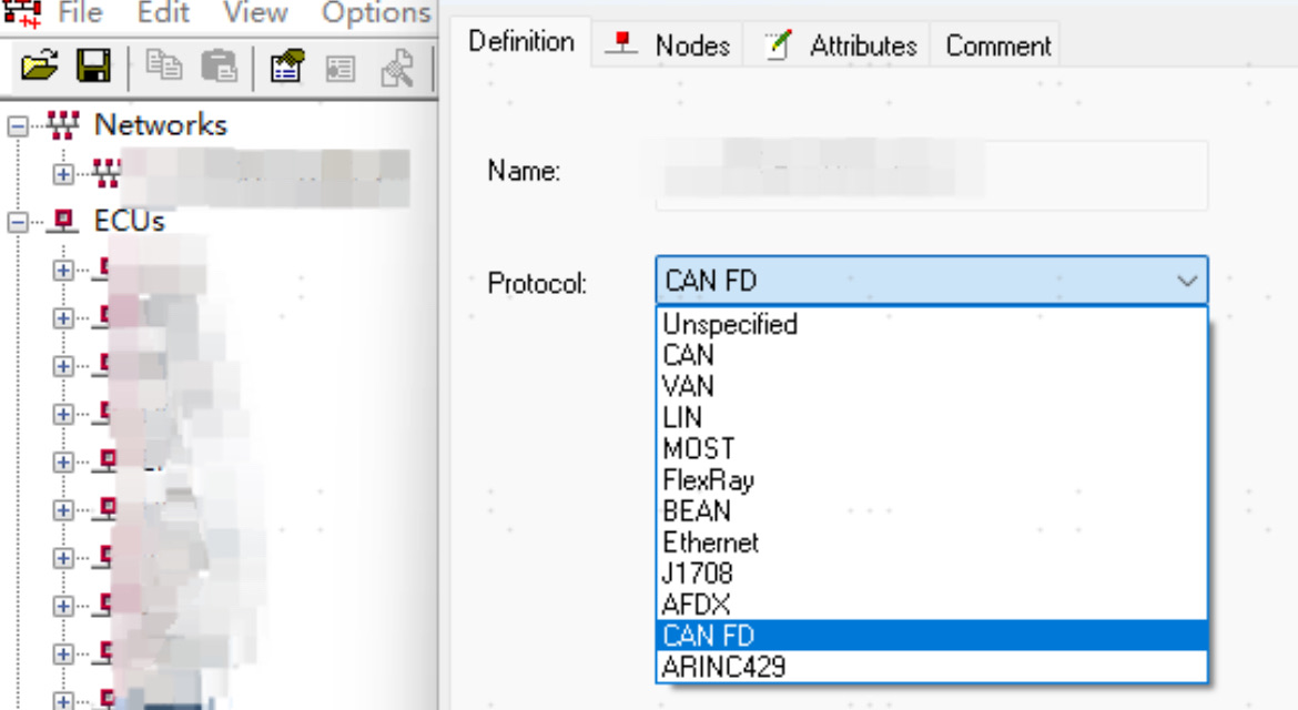 DBC文件当中新建CANFD等类型的报文_canfd dbc-CSDN博客